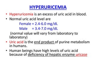 Disorders of nucleic acid metabolism | PPSX