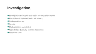 Disorders of pancrease.pptx | Endocrine and Metabolic Diseases | Diseases and Conditions