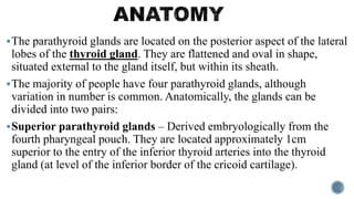 Disorders of parathyroid gland | PPTX