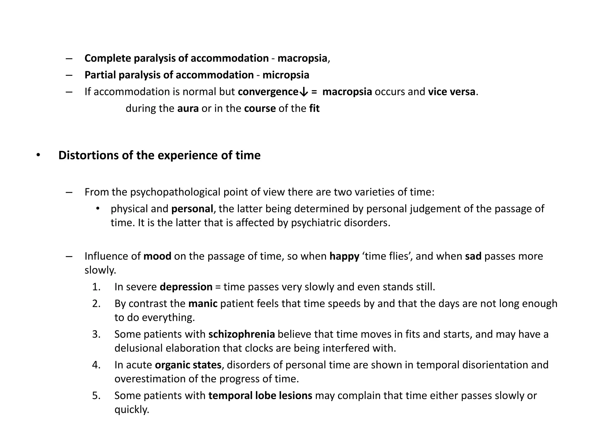 Disorders of Perception | PPTX | Eye and Vision Conditions | Diseases ...