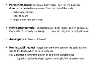 Disorders of Perception | PPTX | Eye and Vision Conditions | Diseases ...