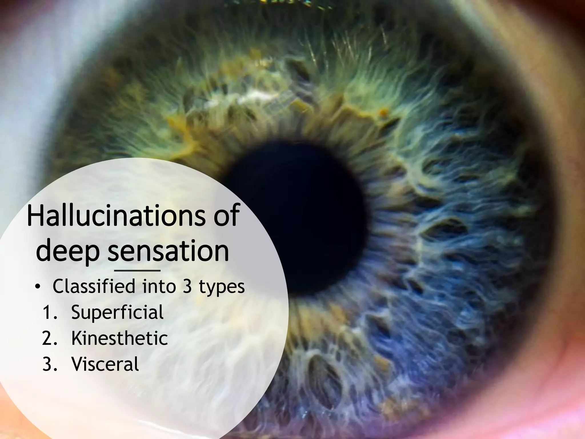 Disorders of perception | PPTX
