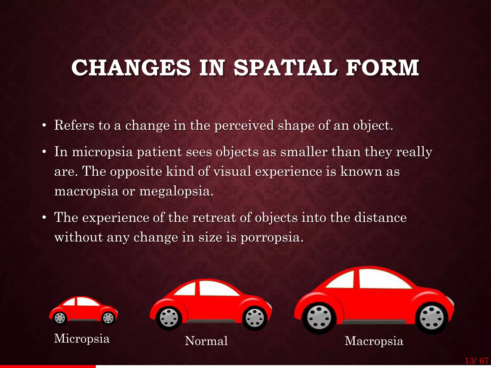 Disorders of perception | PPTX