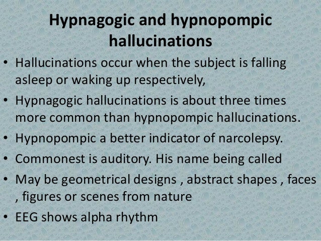 Disorders of perception