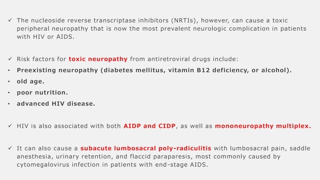 peripheral nerve disorders ( acquired polyneuropathy) part 2 | PPTX