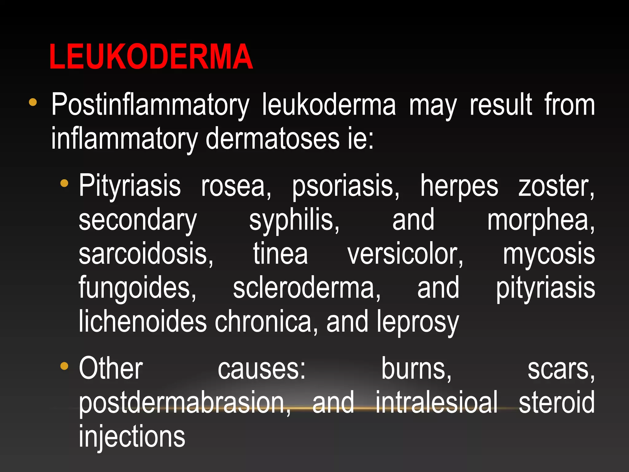 Disorders of pigmentation | PPT