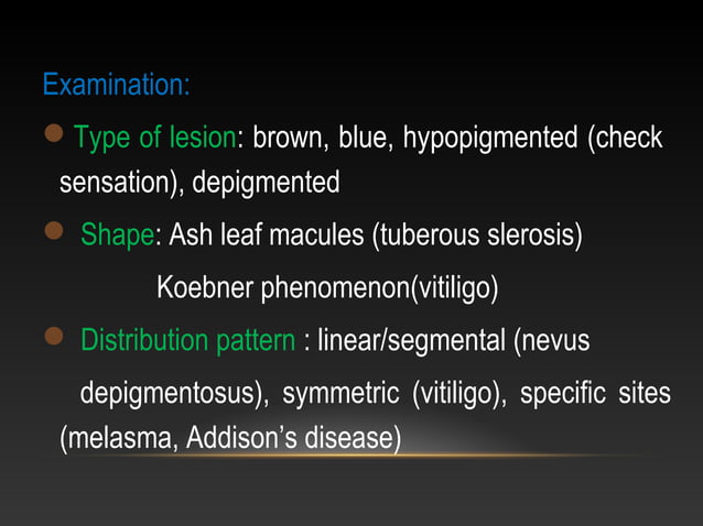Disorders of pigmentation | PPT | Skin and Dermatology | Diseases and ...