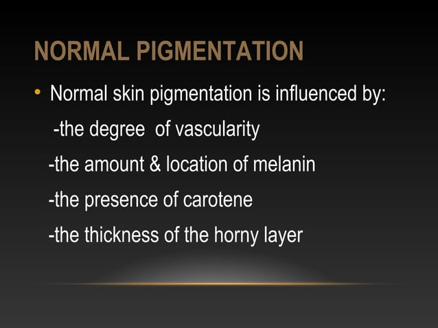 Disorders of pigmentation | PPT | Skin and Dermatology | Diseases and ...