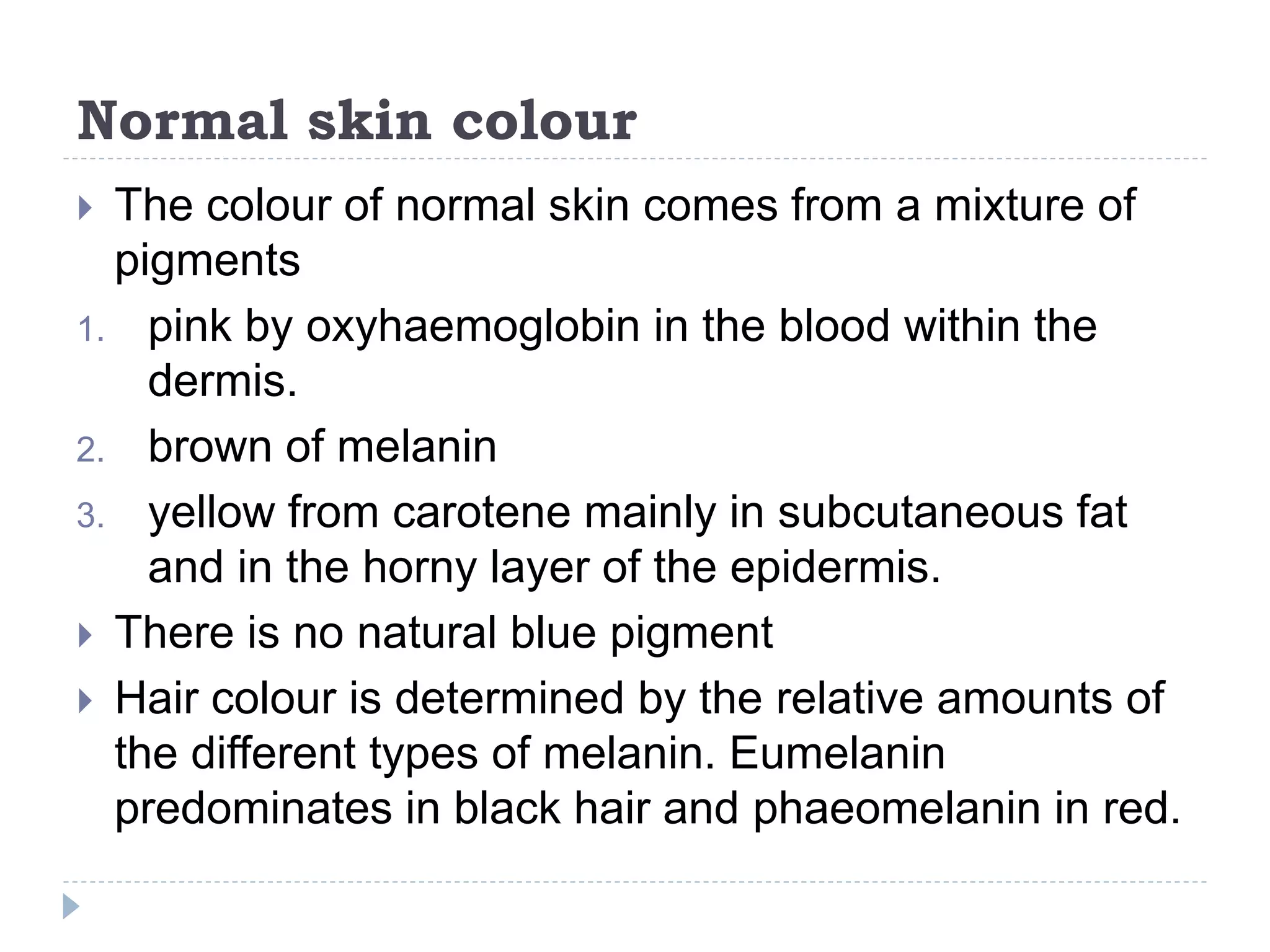 Disorders of pigmentation | PPTX