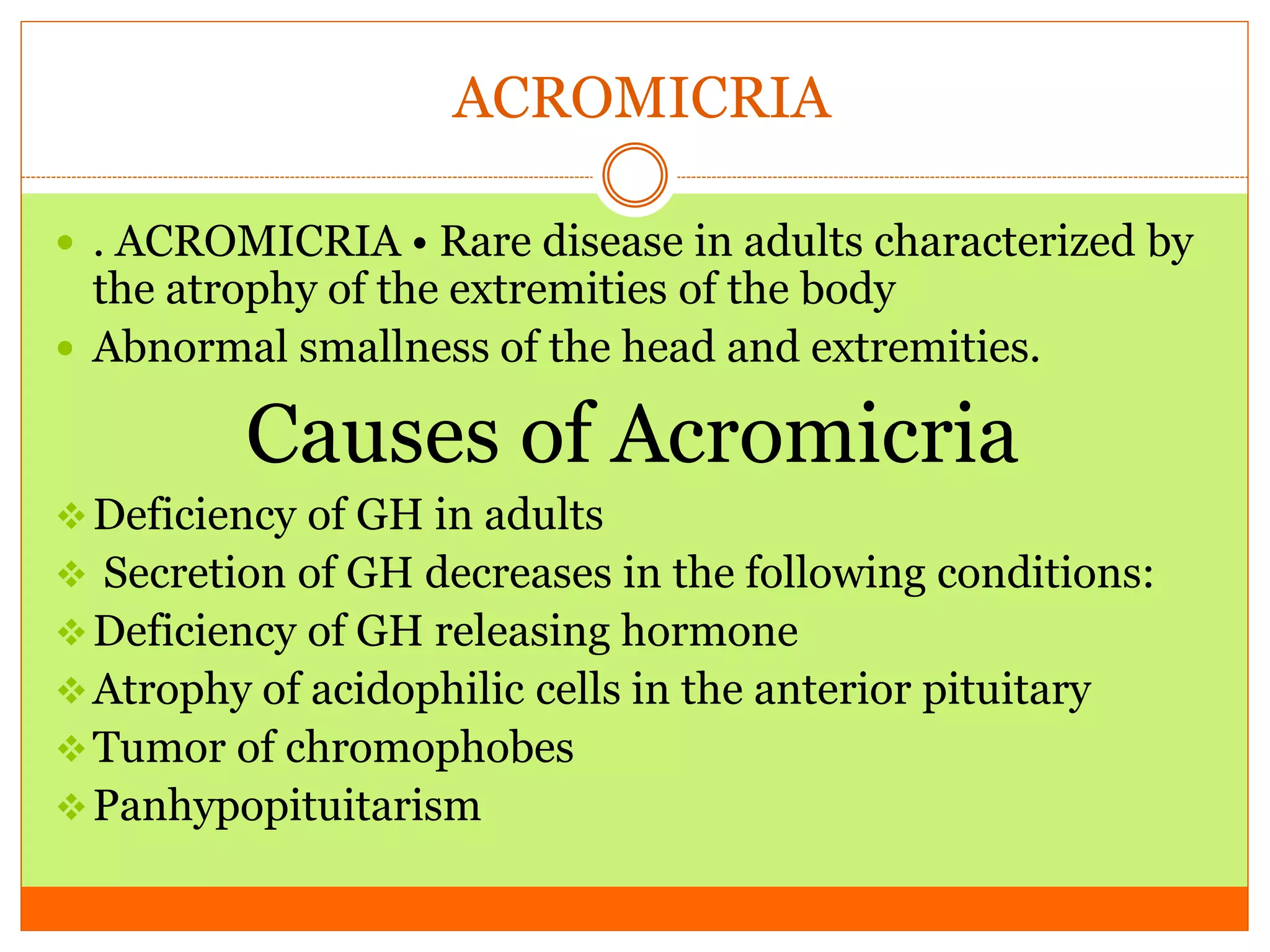 DISORDERS OF PITUITARY G.pptx | Hormonal Disorders | Endocrine and ...