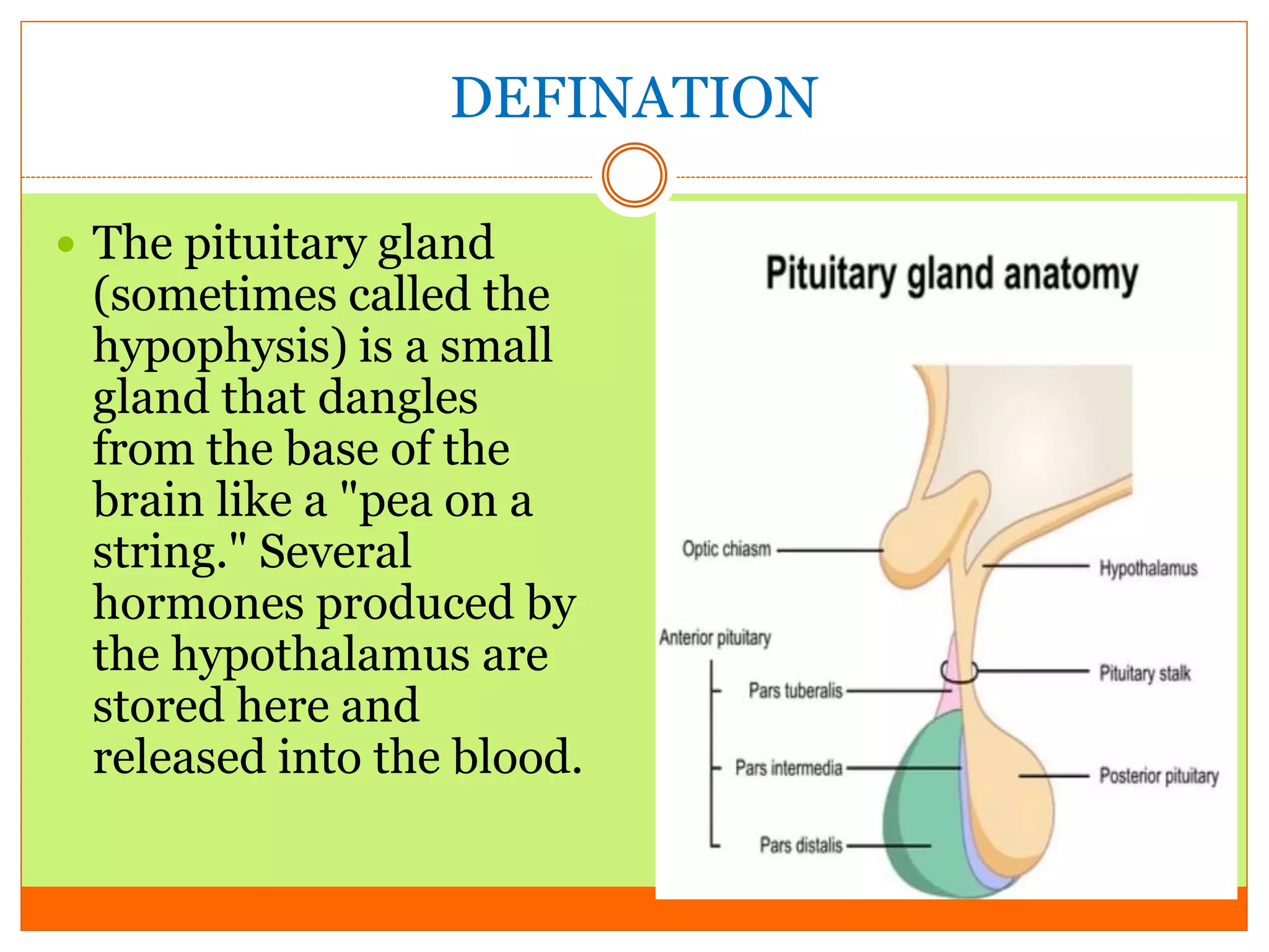 DISORDERS OF PITUITARY G.pptx | Hormonal Disorders | Endocrine and ...