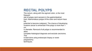 Disorders of rectum | PPTX