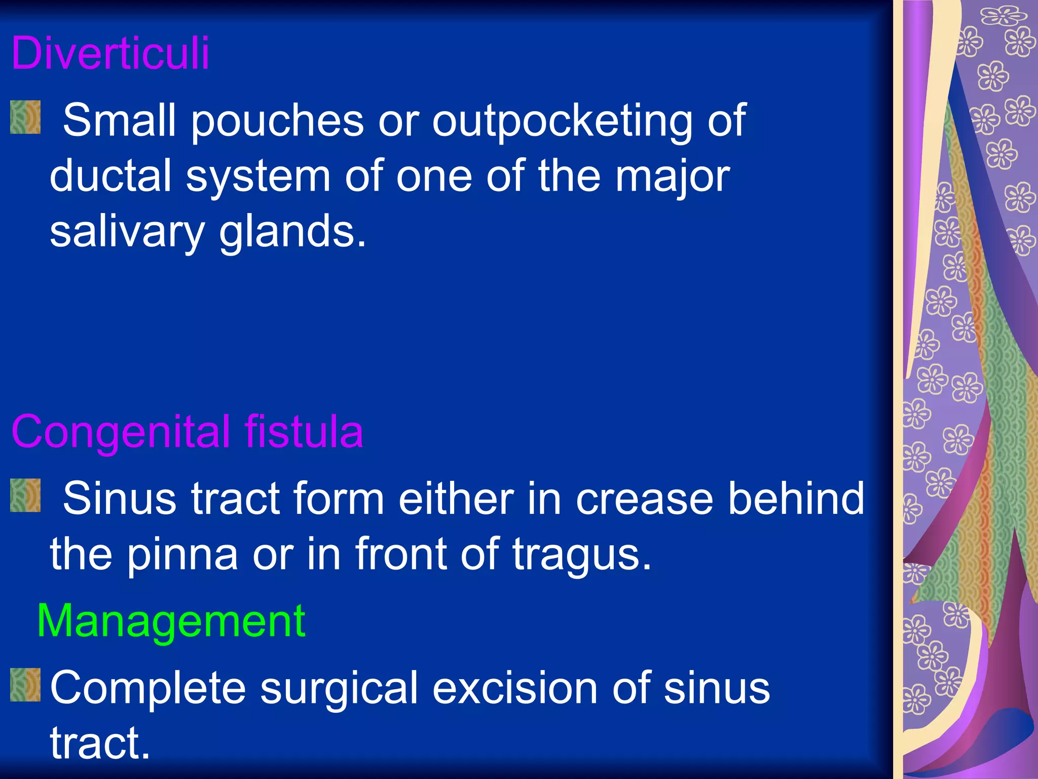 Disorders of salivary glands | PPT