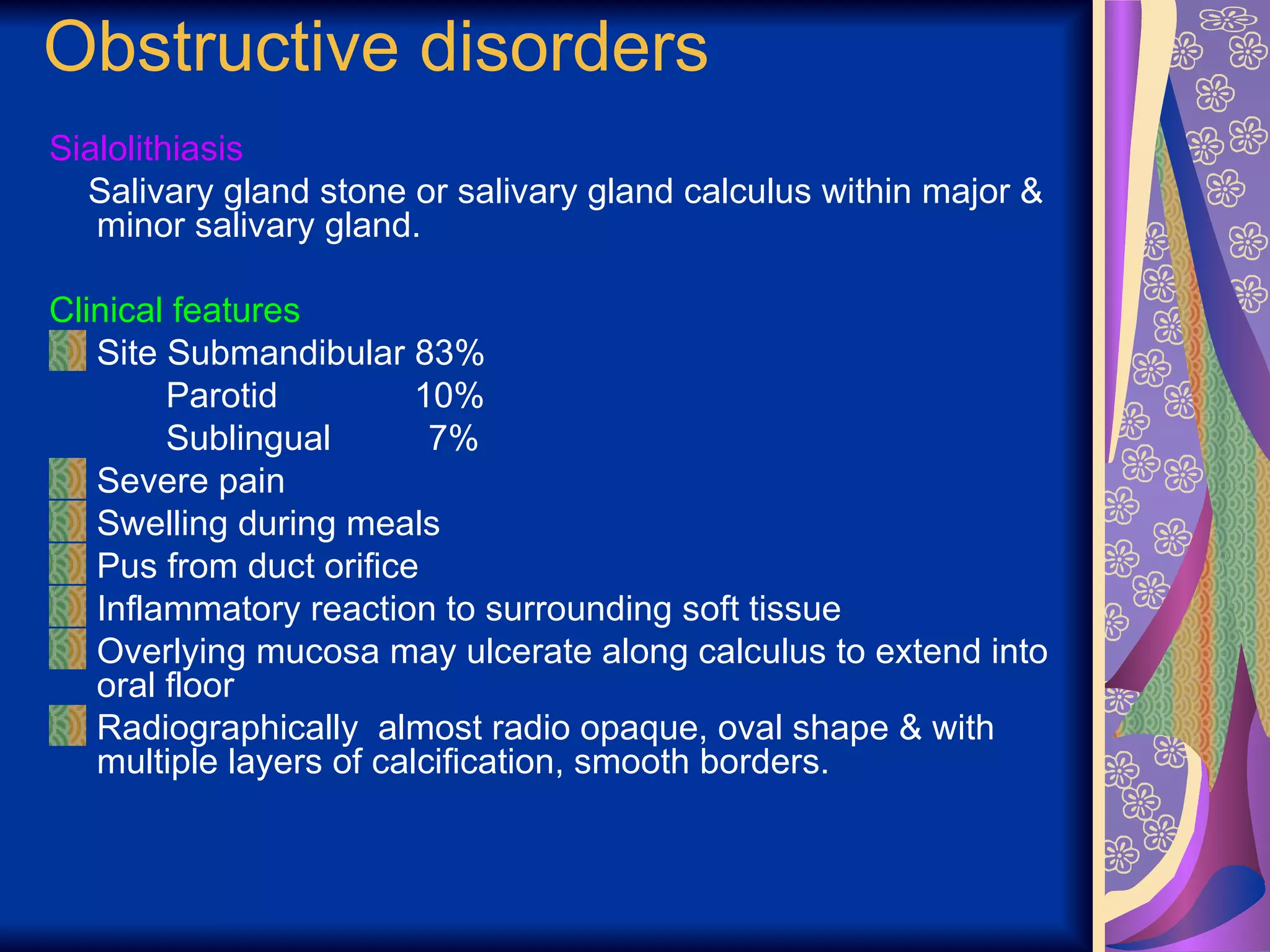 Disorders of salivary glands | PPT