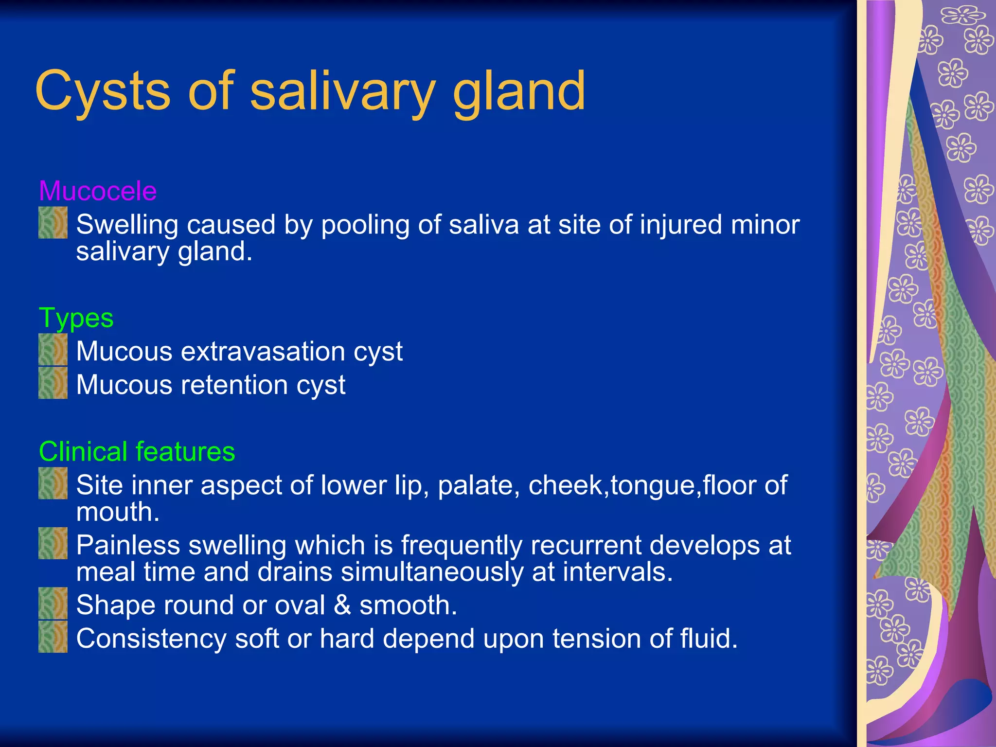 Disorders of salivary glands | PPT