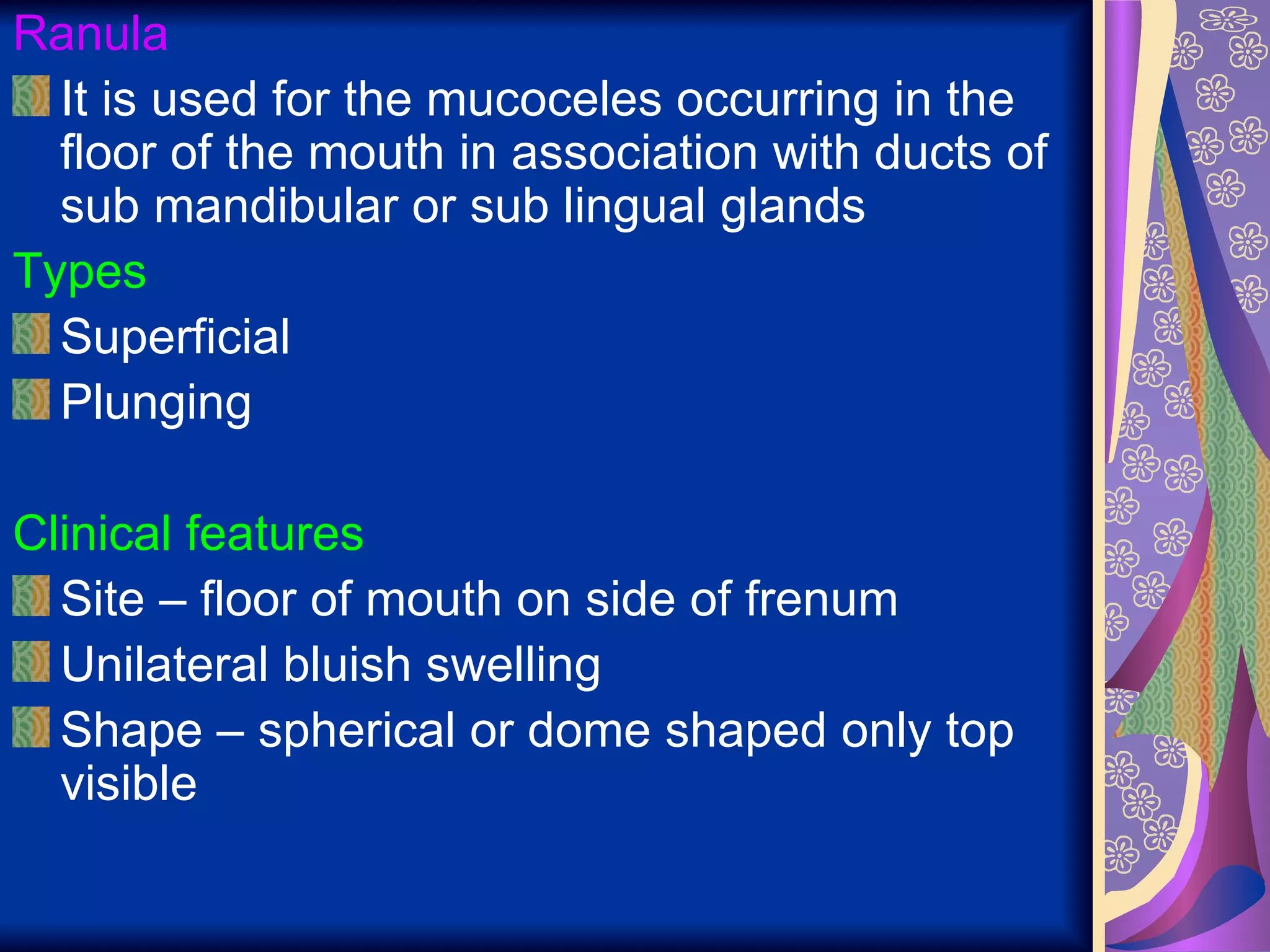 Disorders of salivary glands | PPT