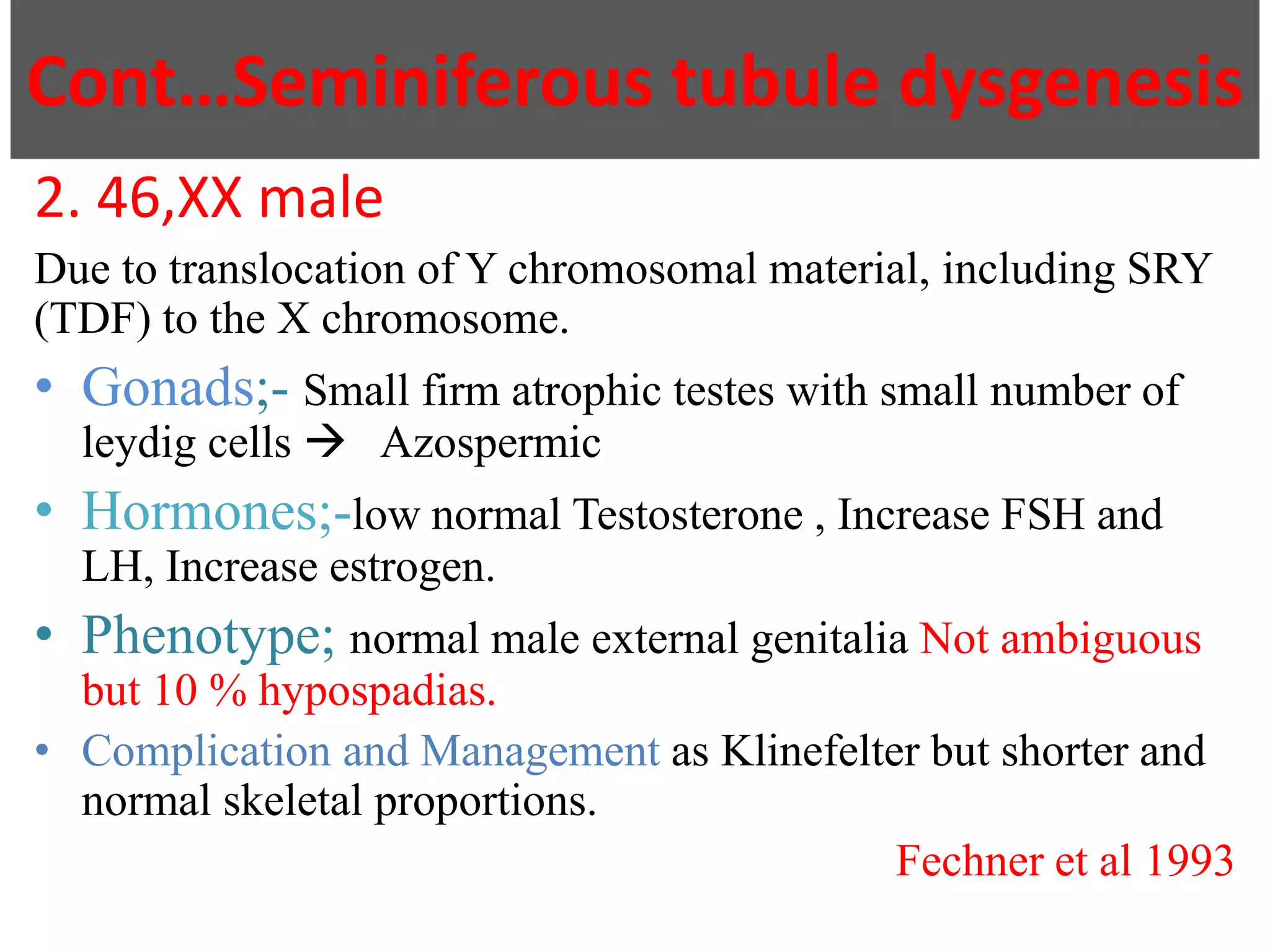 Disorders Of Sex Development Pptx