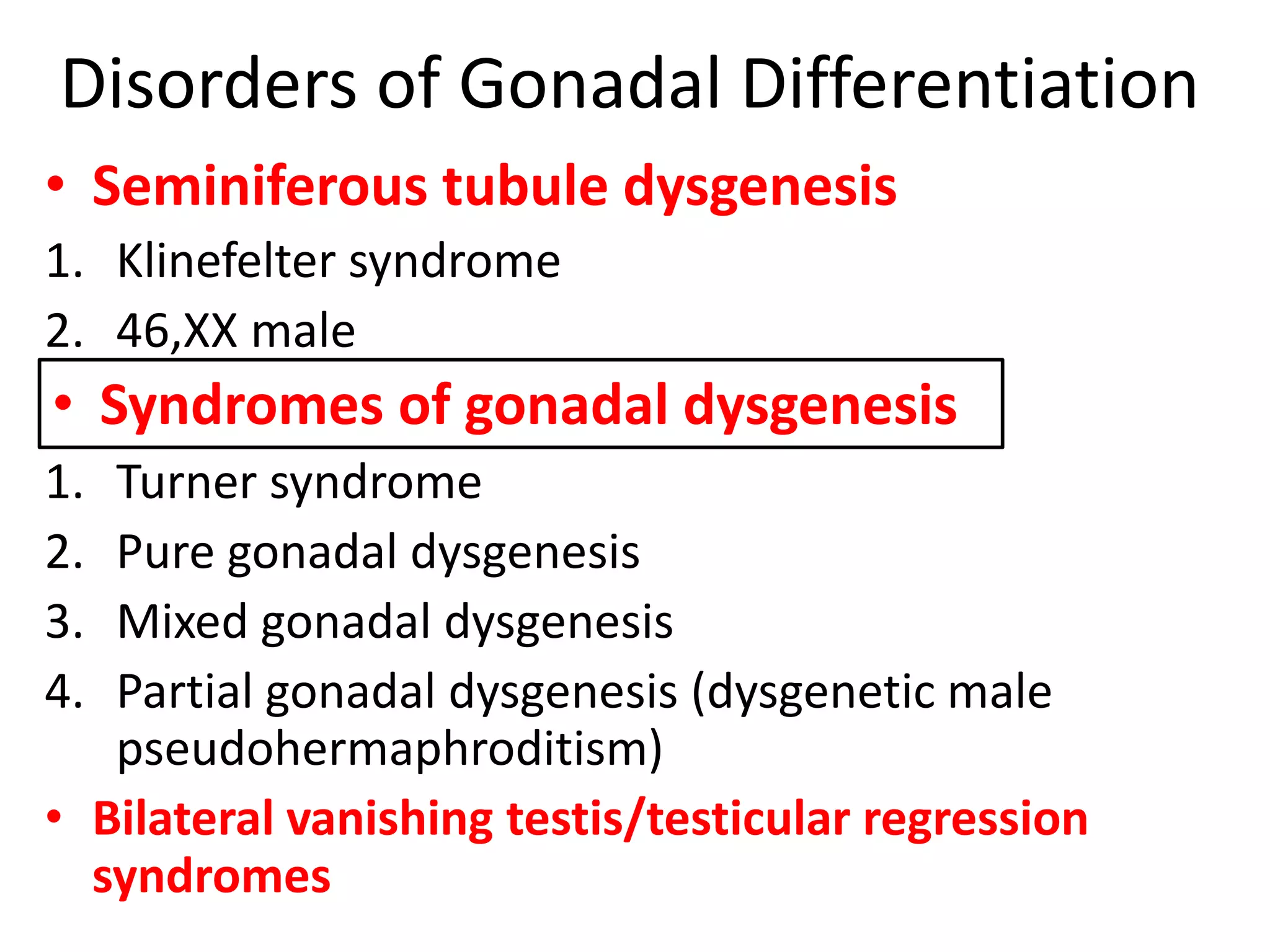 Disorders of sex development | PPTX
