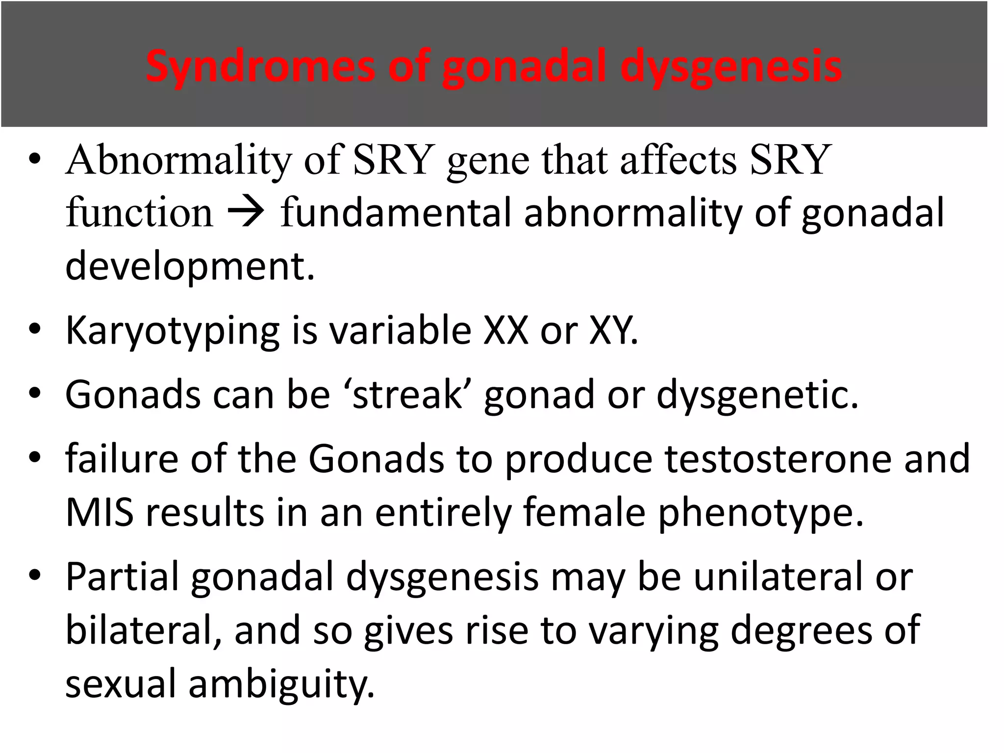 Disorders Of Sex Development Pptx