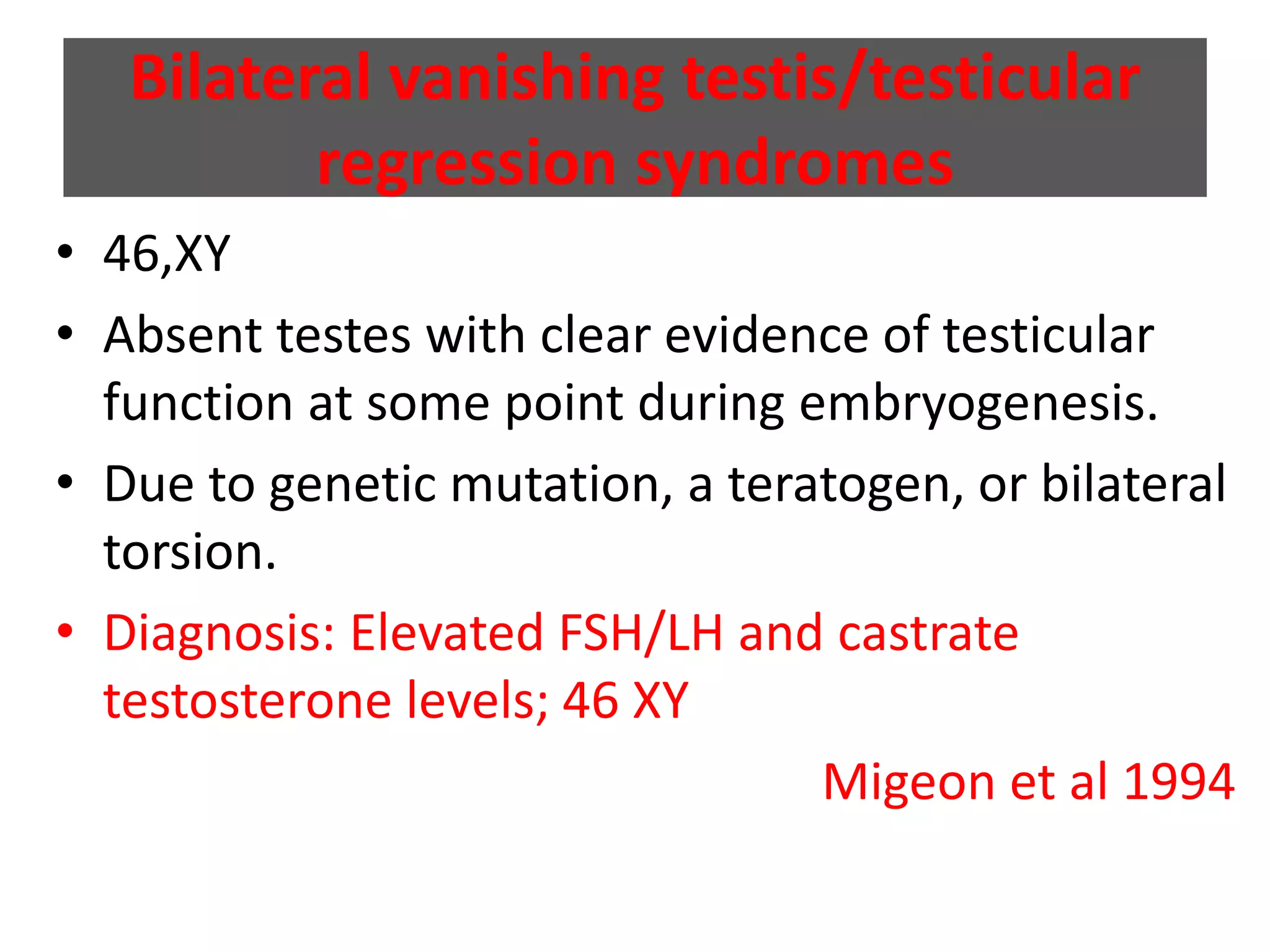 Disorders of sex development | PPTX