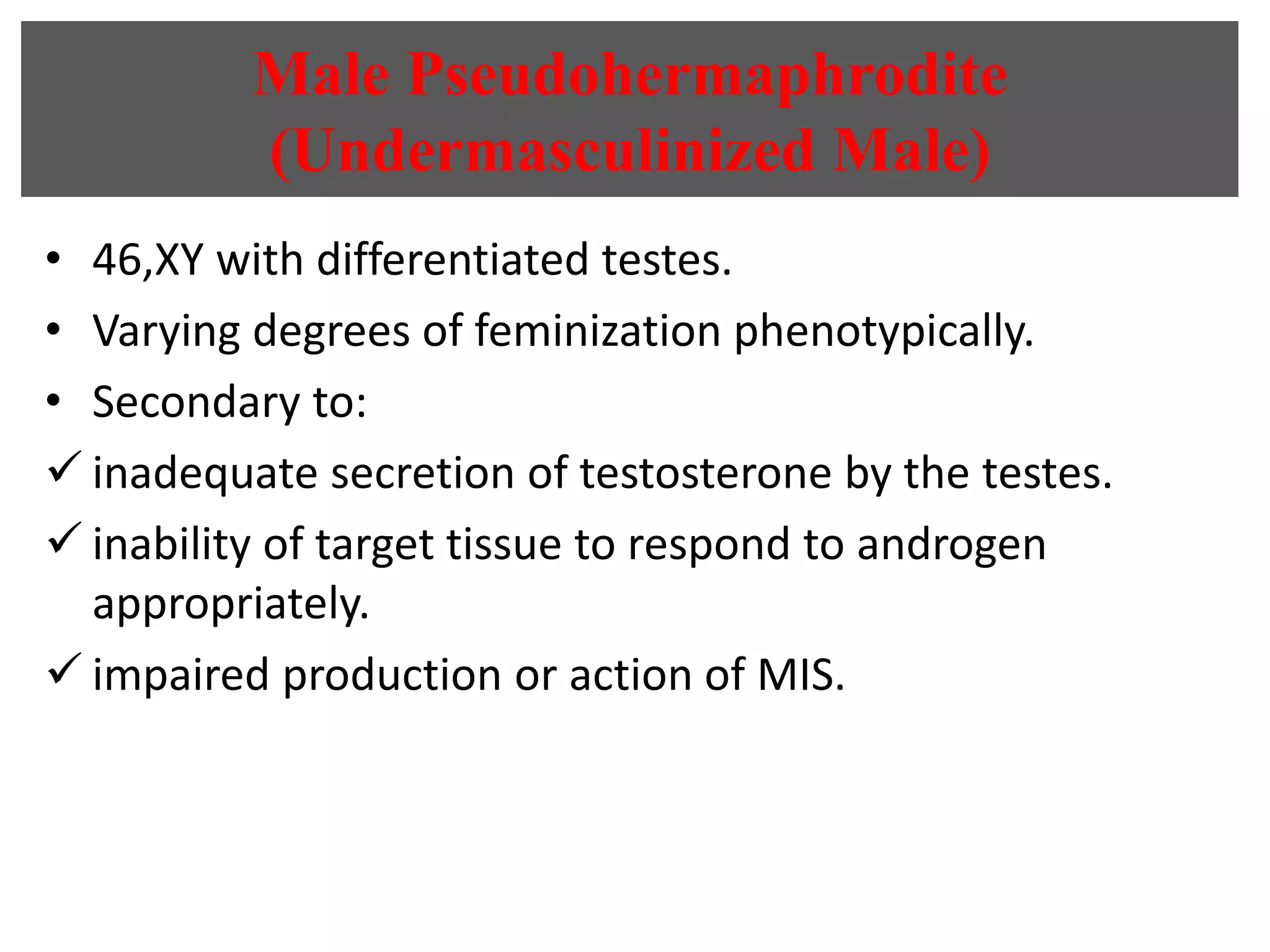 Disorders Of Sex Development Pptx
