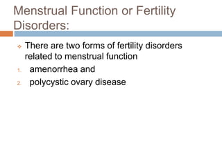 Disorders of sex hormones | PPTX