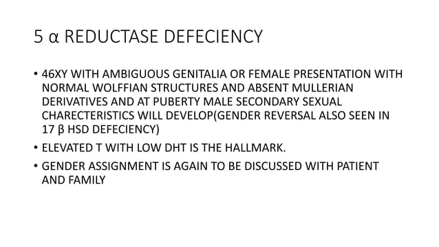 Disorders Of Sexual Development Basics Ppt