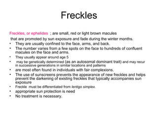 Dermatology 5th year, 3rd lecture (Dr. Ali El-Ethawi) | PPT