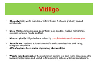 dermatology.Disorders of skin color.(dr.ali) | PPT