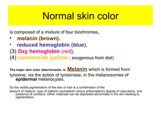 dermatology.Disorders of skin color.(dr.ali) | PPT