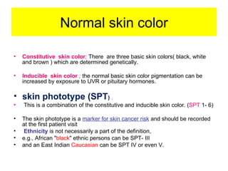 dermatology.Disorders of skin color.(dr.ali) | PPT