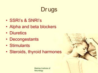 Disorders of sleep adults | PPT