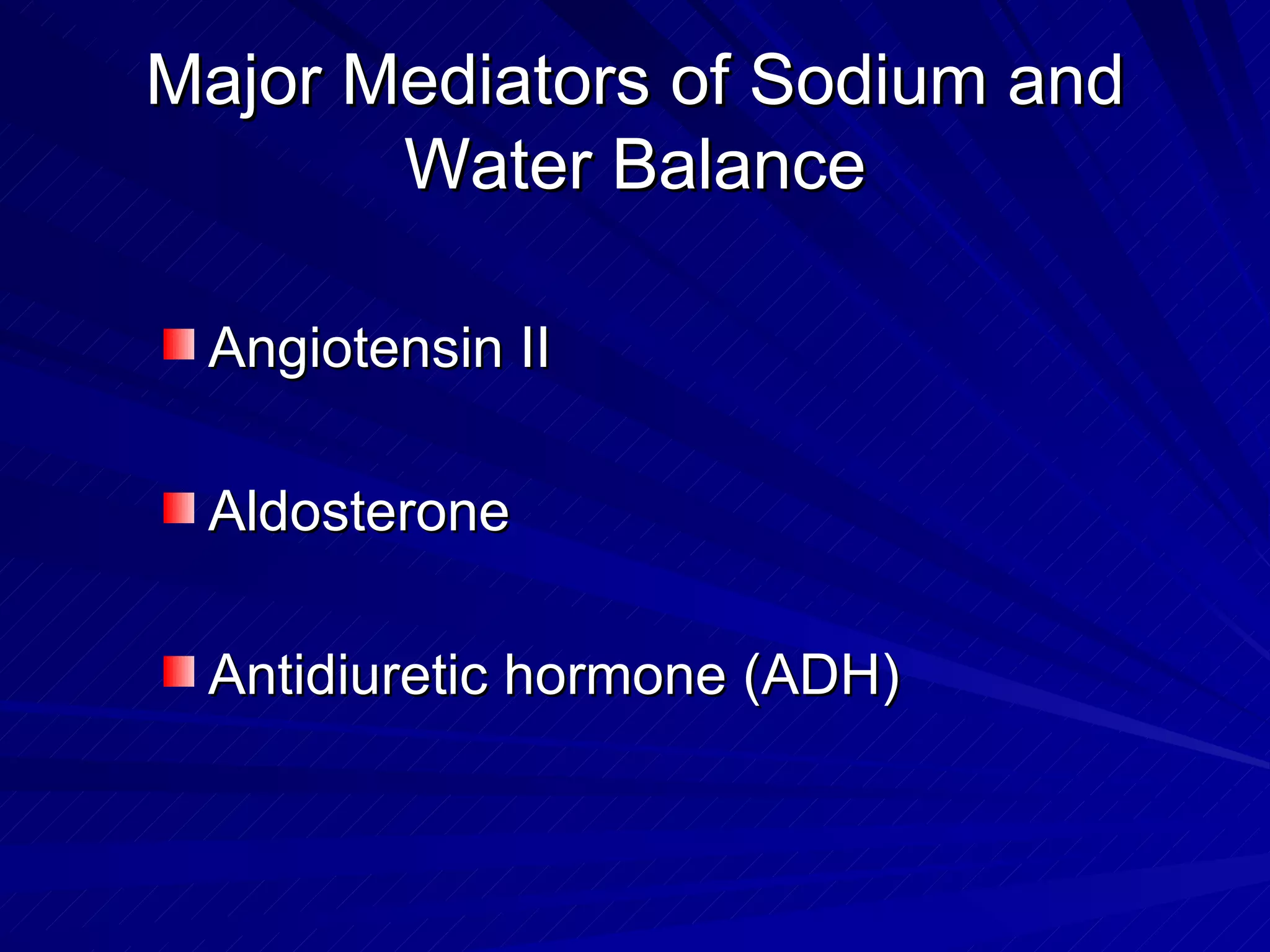Disorders Of Sodium And Potassium Metabolism | PPT