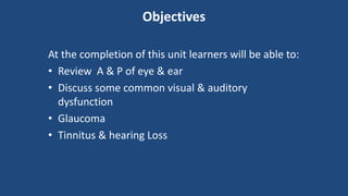 Disorders of Special Senses (Eye & Ear.pptx
