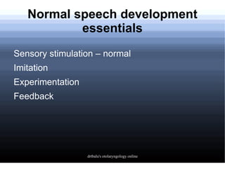 Disorders of speech and language | ODP