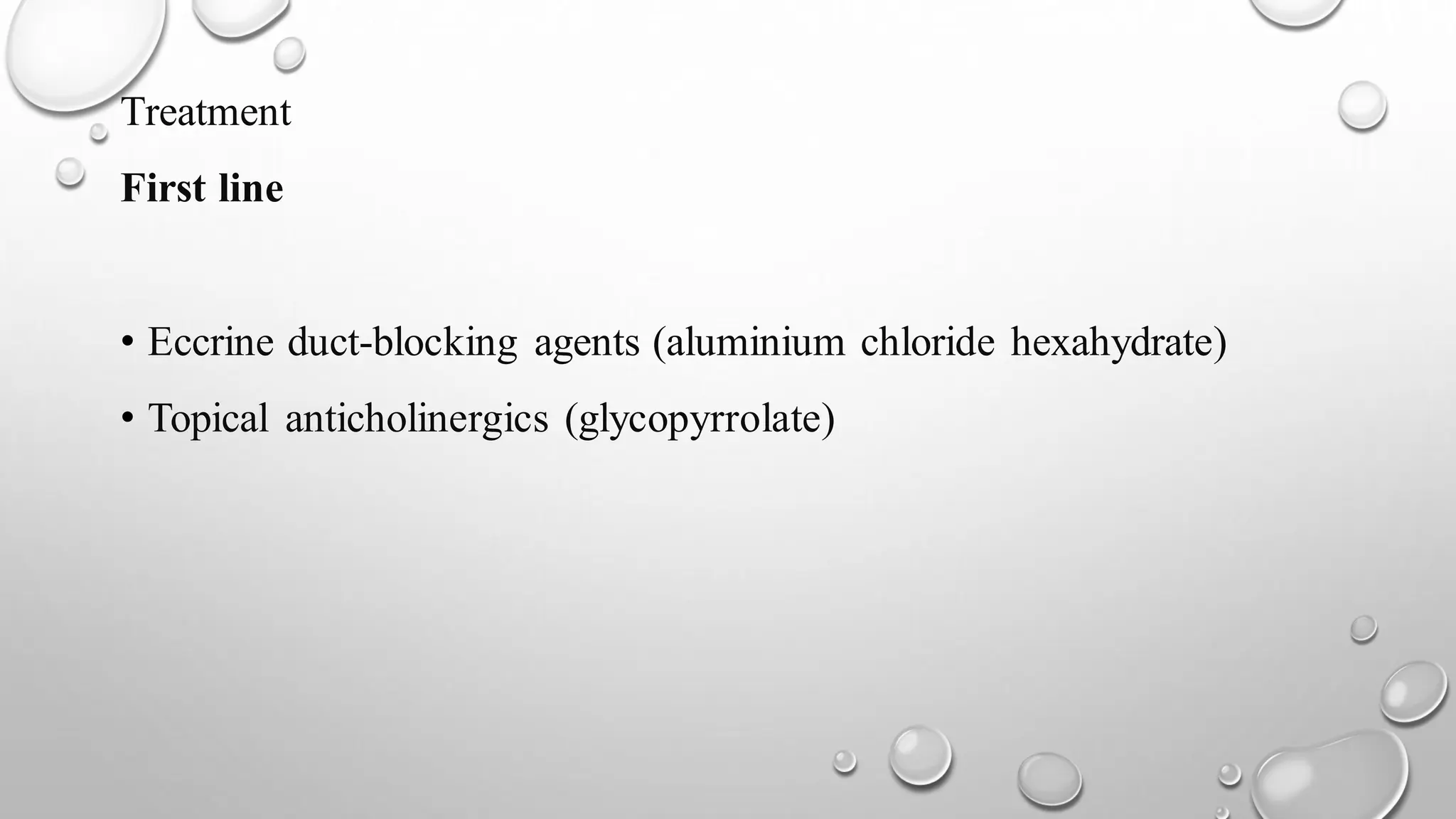 DISORDERS OF SWEAT GLANDS in dermatology | PPT