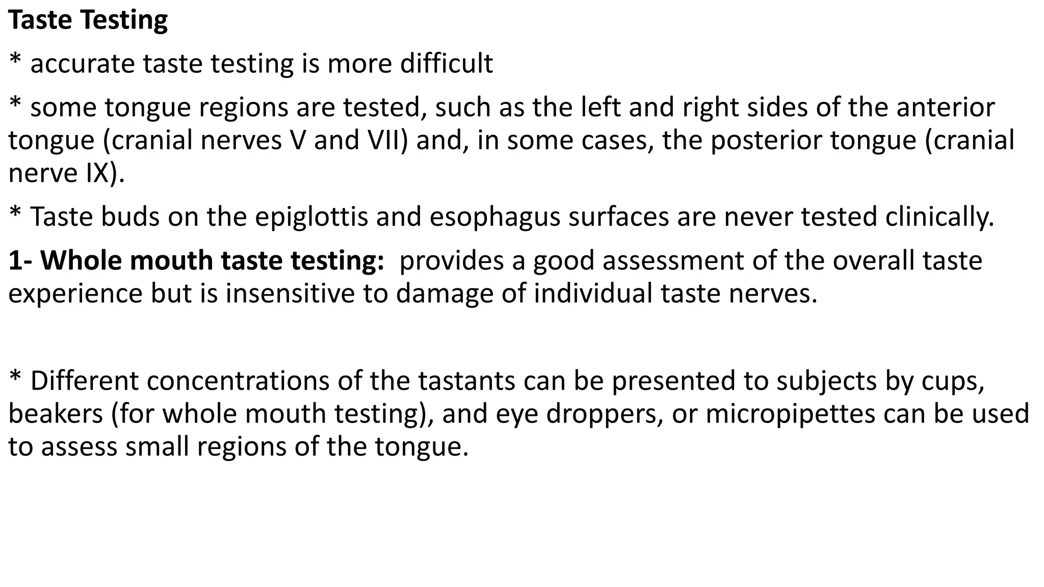 Disorders of taste and smell | PPTX