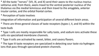 Disorders of taste and smell | PPTX