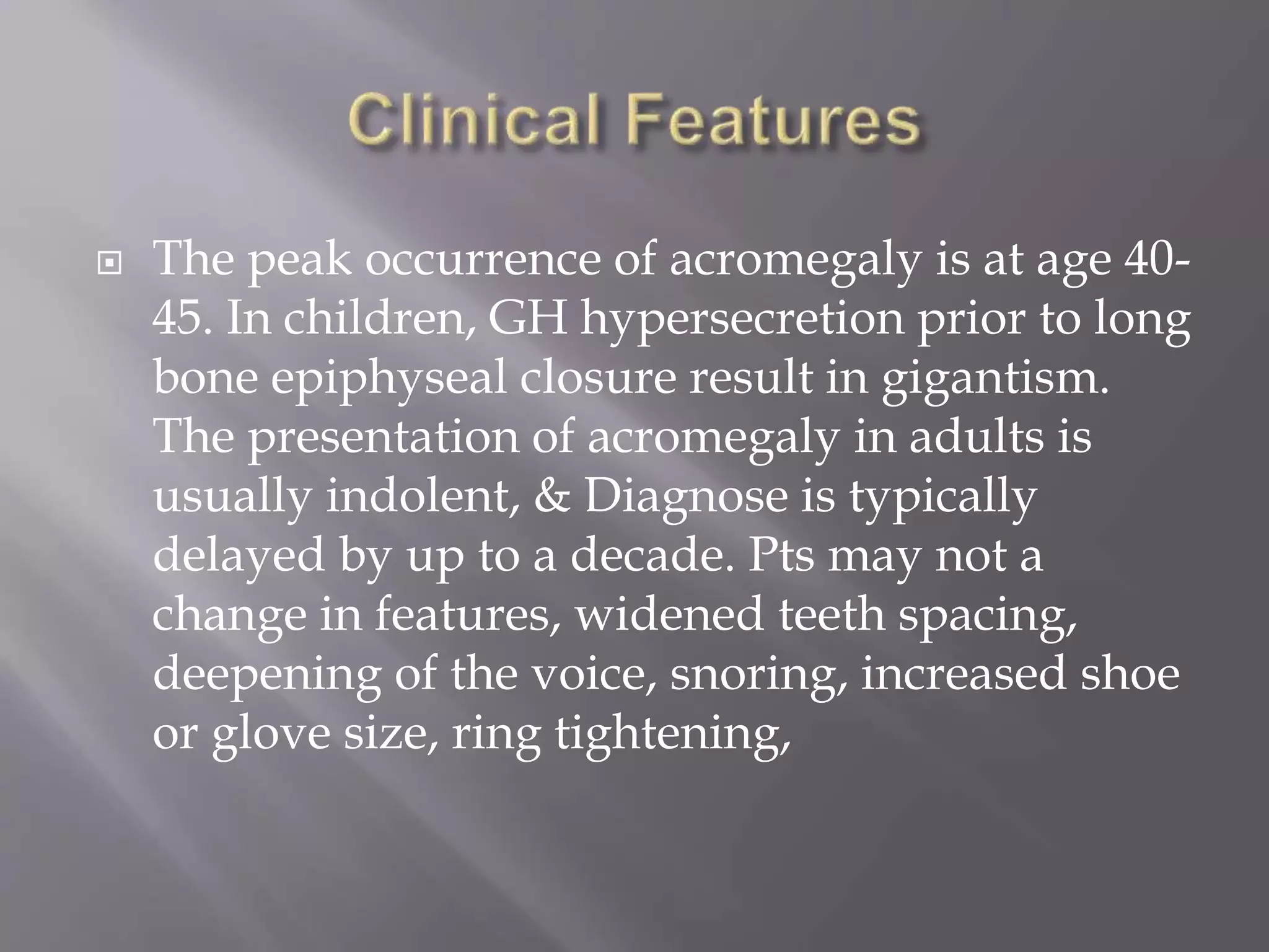 Disorders of the anterior pituitary and hypothalamus | PPT