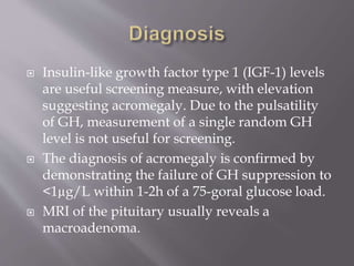 Disorders of the anterior pituitary and hypothalamus | PPT