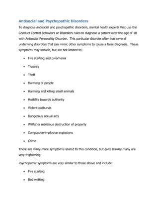 Disorders of the brain | PDF