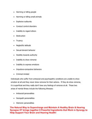 Disorders Of The Brain | PDF | Brain and Nervous System Disorders ...