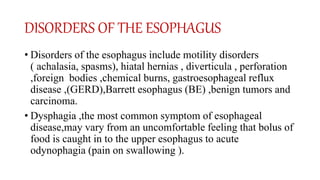 Disorders of the esophagus.pptx