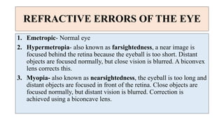 Disorders of the eye | PPTX