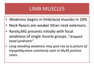 Disorders of the Neuromuscular junction | PPTX