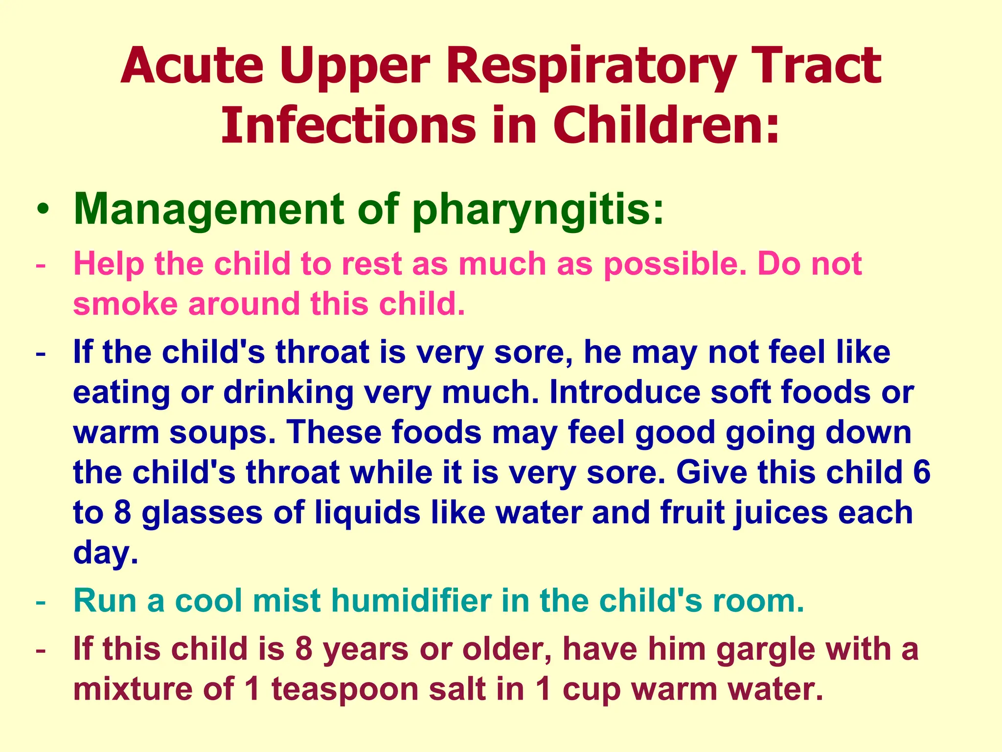 Nursing care of family with respiratory disorders of the respiratory ...