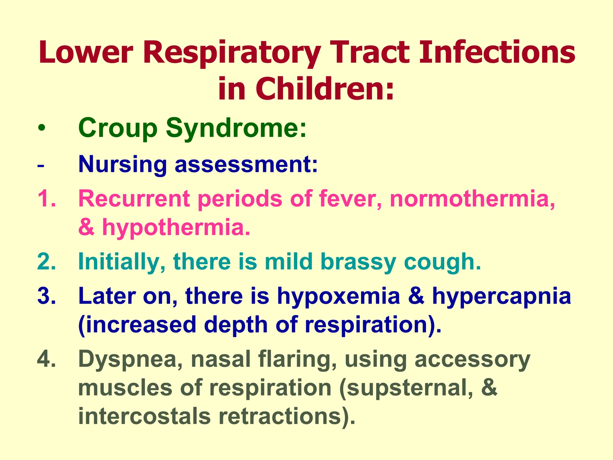 Nursing care of family with respiratory disorders of the respiratory ...