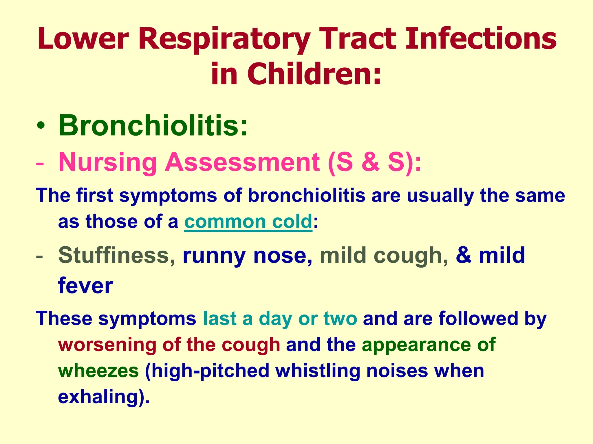 Nursing care of family with respiratory disorders of the respiratory ...