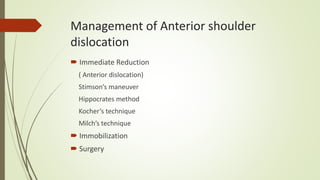 Disorders of the shoulder joint | PPTX