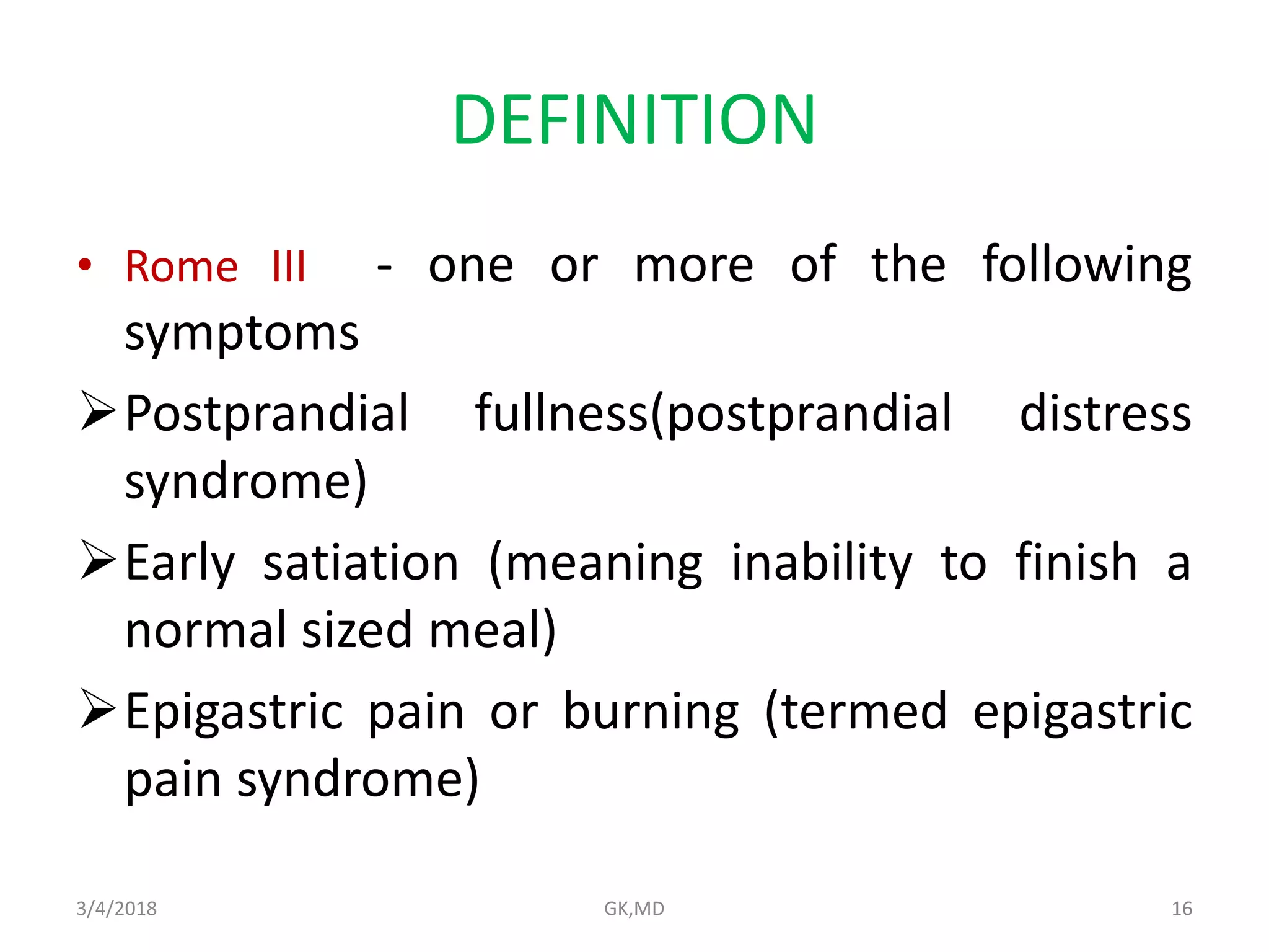 Disorders of the stomach | PPTX